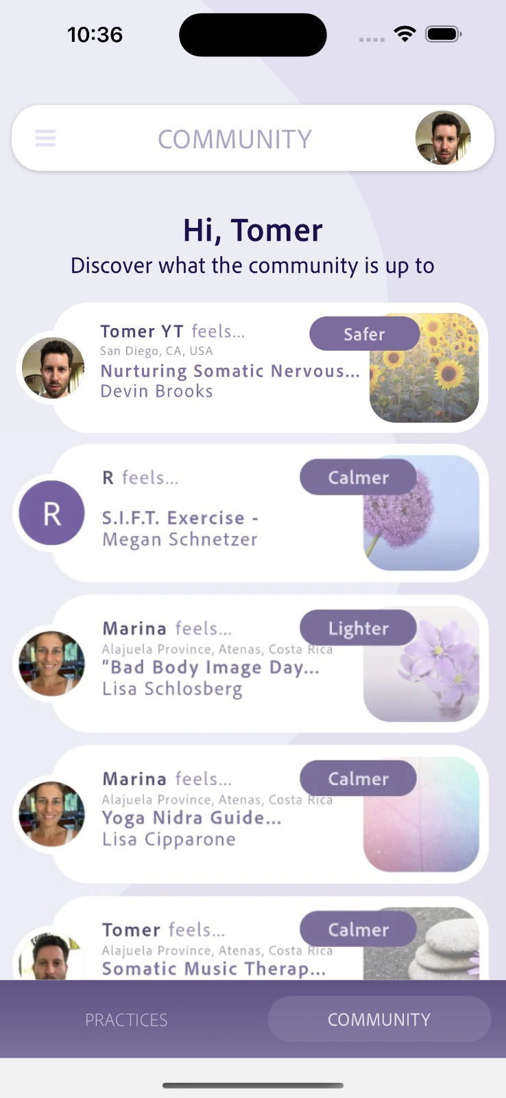 SomaShare - Somatic Healing App